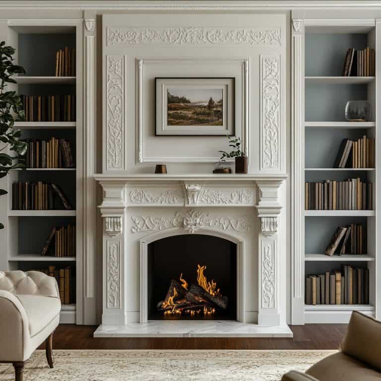 Chimney Breast Modern Alcove Ideas: Stylish Storage and Display ...
